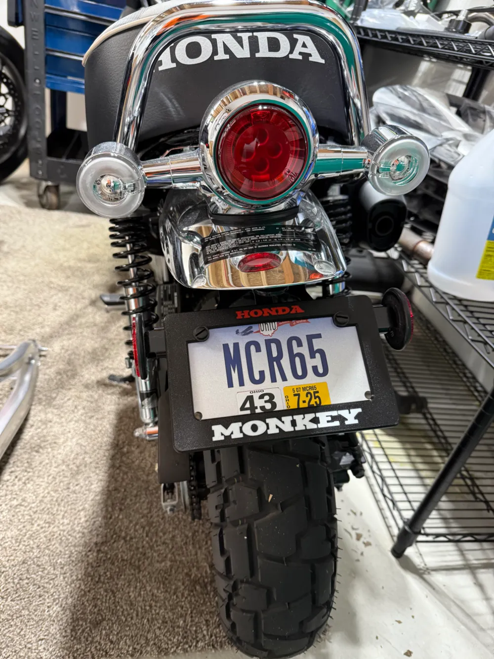 Honda Monkey US License Plate Frame by Whimsii3D - MakerWorld