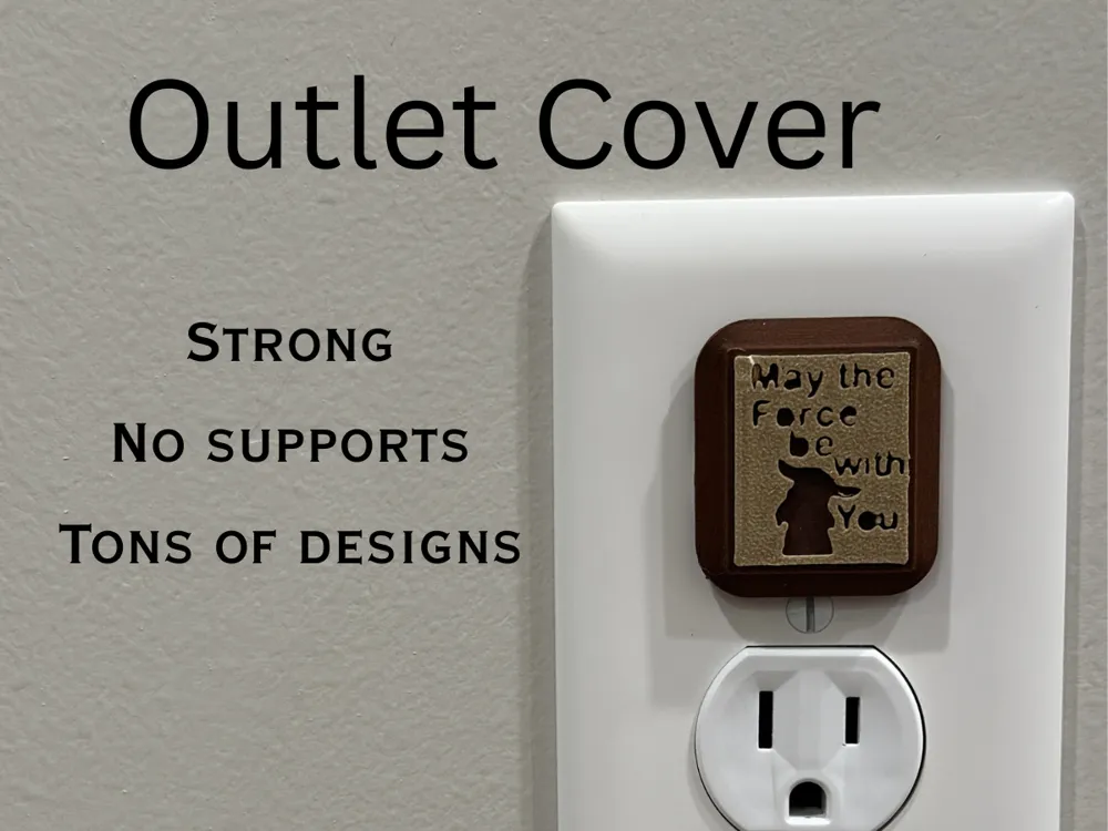 Outlet Cover STRONG -- Star Wars - Free 3D Print Model - MakerWorld
