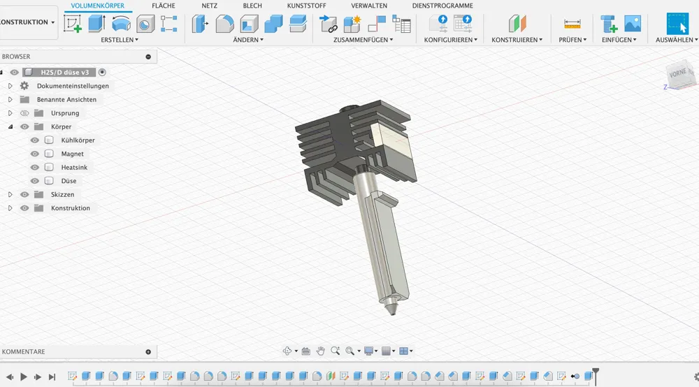 H2S H2D NOZZLE CAD STEP Datei - Free 3D Print Model - MakerWorld