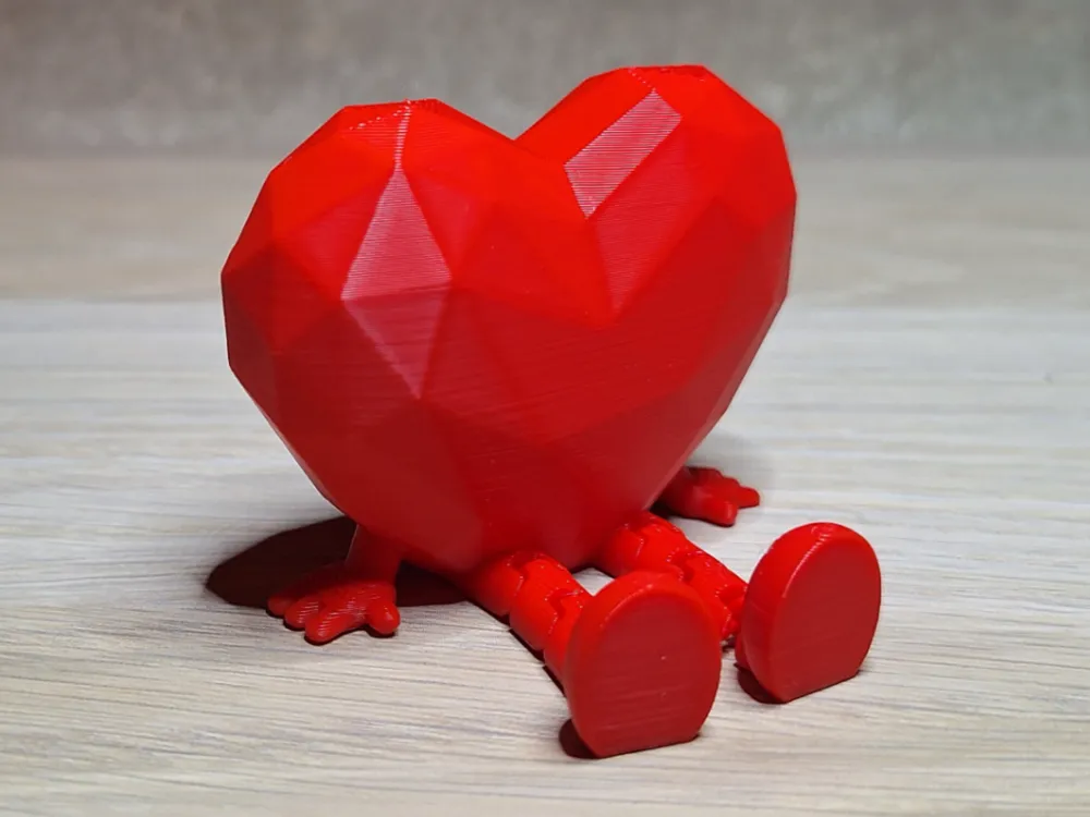 Articulated Heart Low Poly by Fil&Form3D - MakerWorld