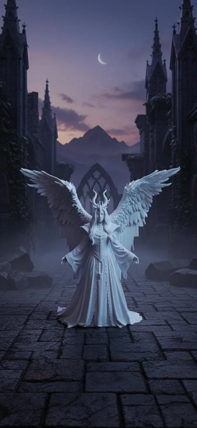 Gotischer Engel (Angelo Gotico) – Kostenloses 3D-Druckmodell – MakerWorld