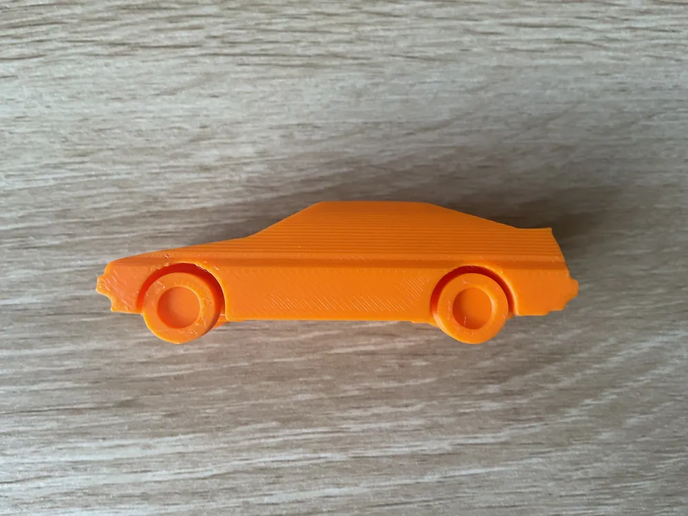 Print-in-Place Spielzeugauto (Toyota Trueno ae86) – Kostenloses 3D ...