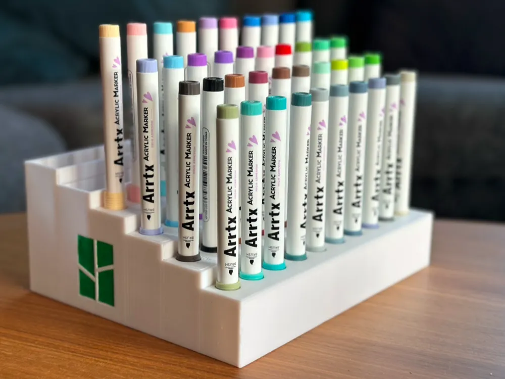 Arrtx Acrylic Pen Organizer For Ikea Skådis Pegboard By