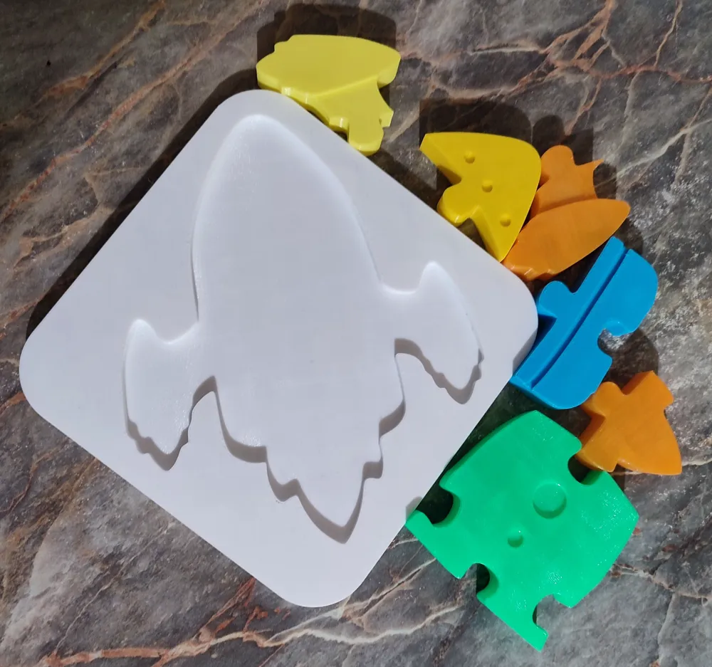 Rocket puzzle for kids by jpokorny12 - MakerWorld