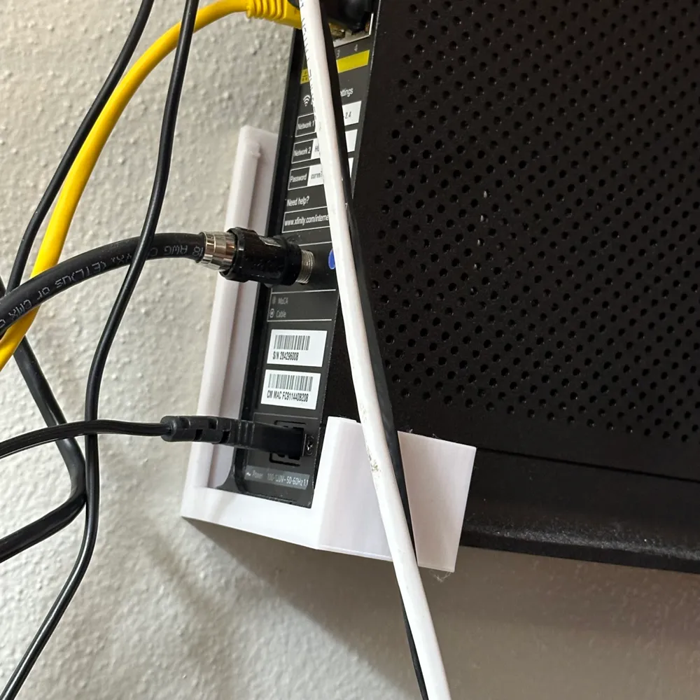 Xfinity Modem Wall Mount by gleasonmagic - MakerWorld