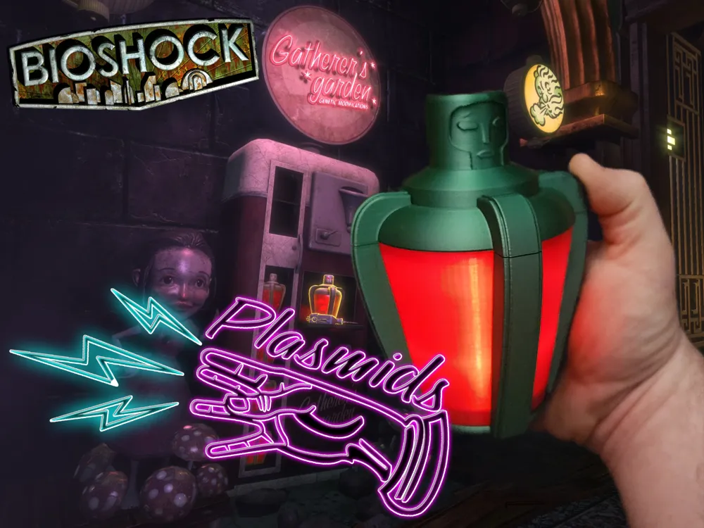 Bioshock Plasmid Vial by TheBluCosmonaut - MakerWorld