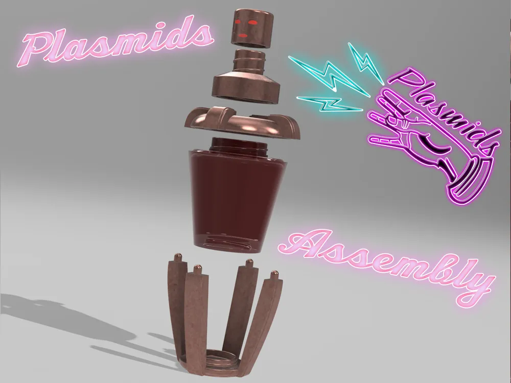 Bioshock Plasmid Vial - Free 3D Print Model - MakerWorld