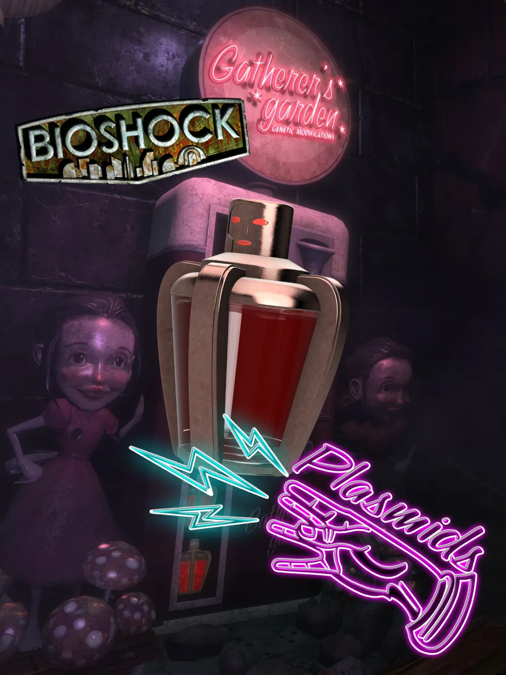 Bioshock Plasmid Vial by TheBluCosmonaut - MakerWorld