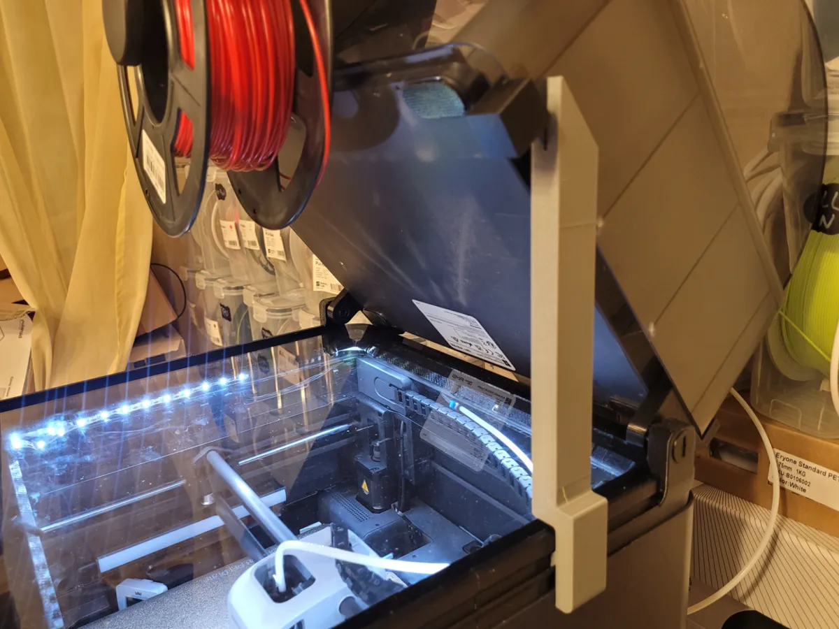 AMS Flipper Angle Holder (longer version) - Free 3D Print Model ...