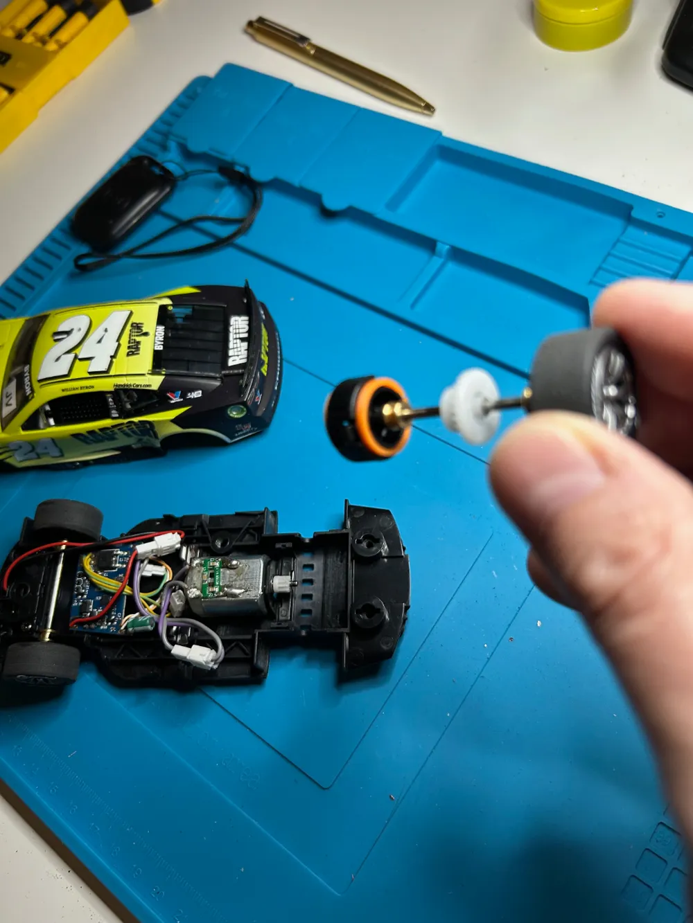 Carrera Slot Car NextGen NASCAR Wheel Spacers by JohnV - MakerWorld