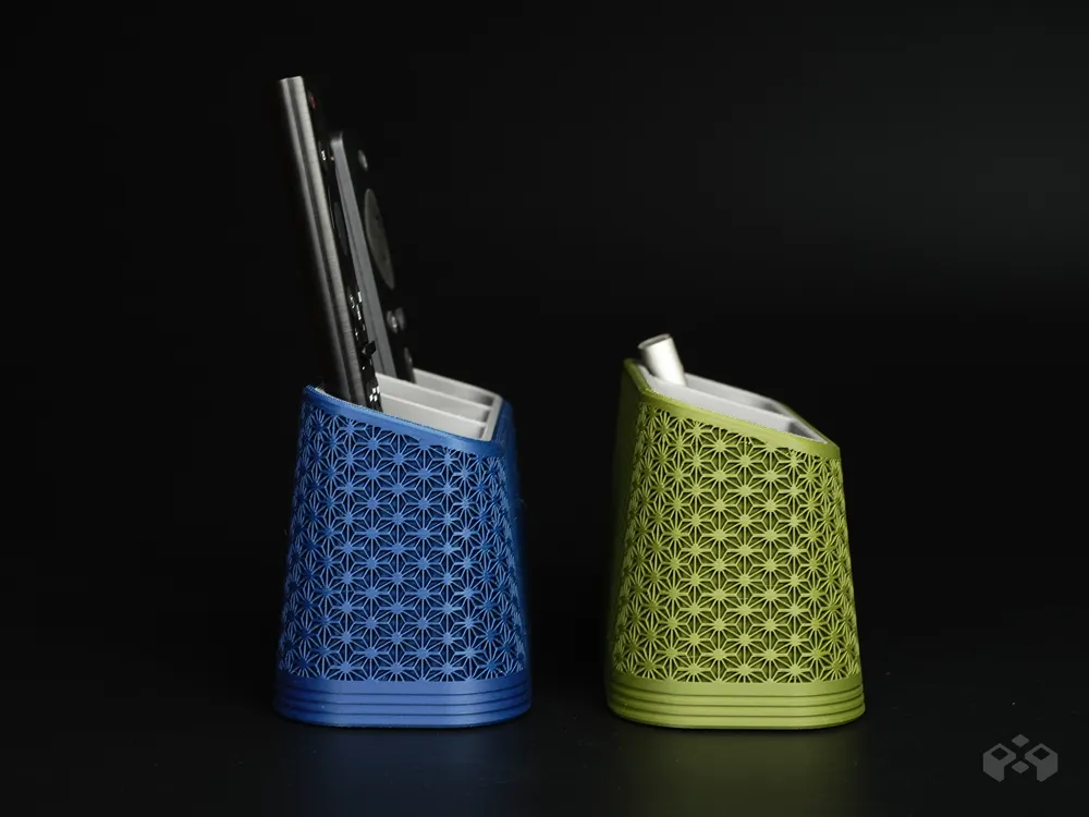 Asanoha Modular Remote Control Holder - Free 3D Print Model - MakerWorld