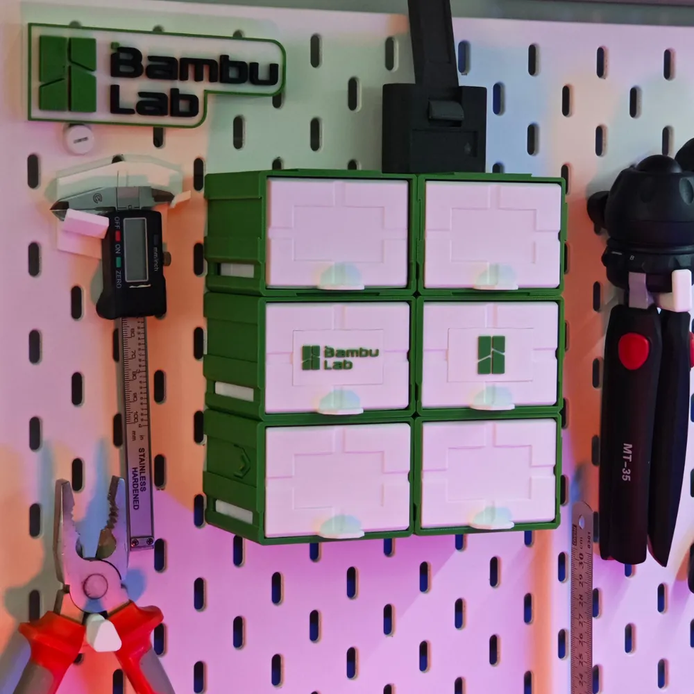 Skadis Modular Mini Drawer by 3D Paint Lab MakerWorld: Download Free 3D Models