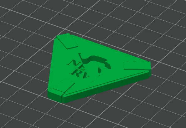 Evangelion Nerv Badge - Free 3D Print Model - MakerWorld