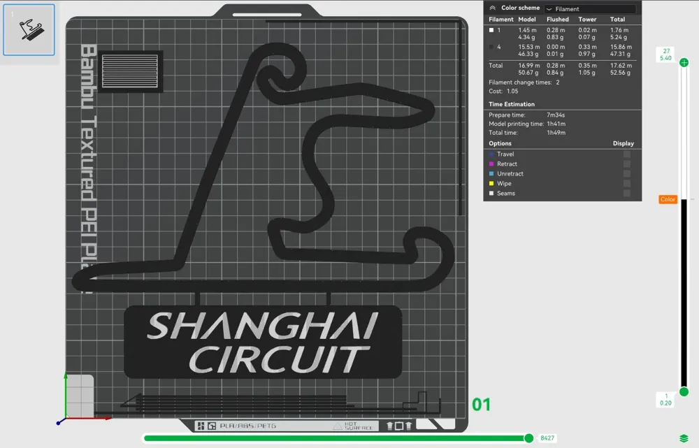 Shanghai International Circuit Track Map with Nameplate by dakjones82 ...