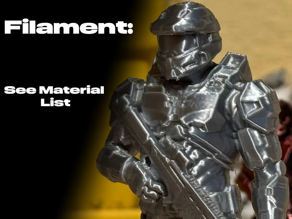 Halo Spartan Soldier - Free 3D Print Model - MakerWorld
