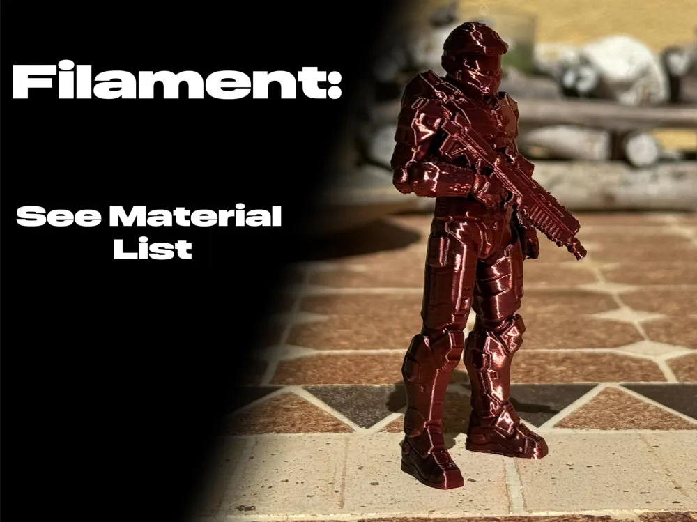 Halo Spartan Soldier - Free 3D Print Model - MakerWorld