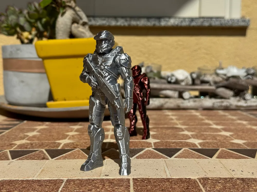 Halo Spartan Soldier - Free 3D Print Model - MakerWorld