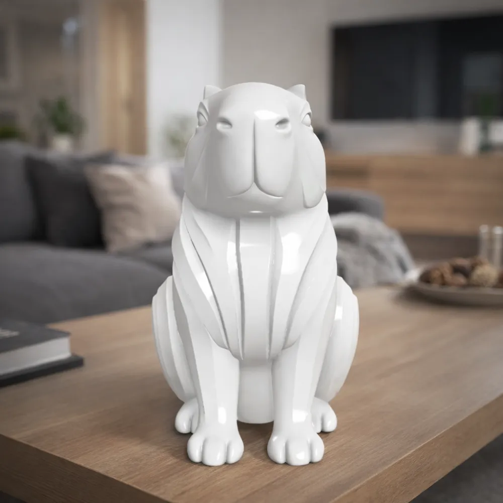 Capybara Skulptur – Modernes Minimalistisches 3D-Modell – Kostenloses ...