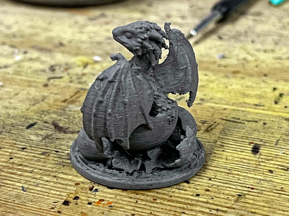 Dragon Hatchling Emerging from Egg DnD etc by Redsing_ART MakerWorld ...