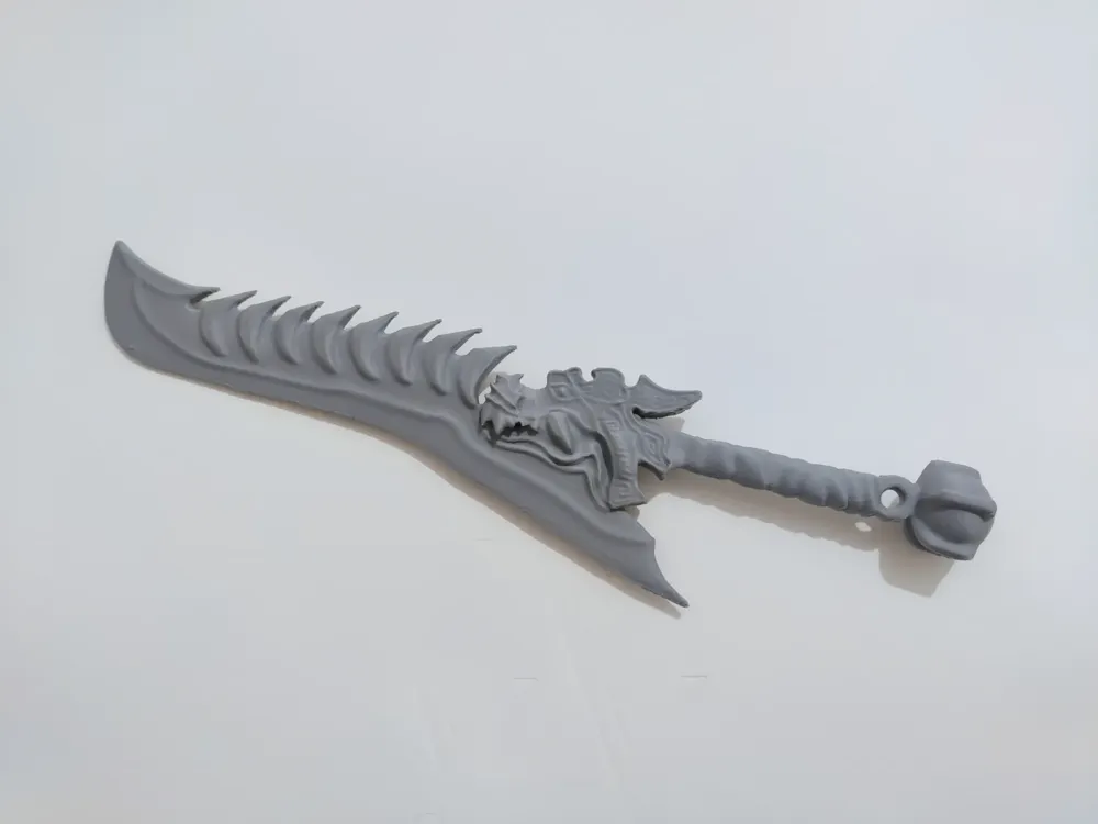 Nezha 2 - Dragon Tooth Blade - (Ao Guang's Weapon) - Exquisite ...