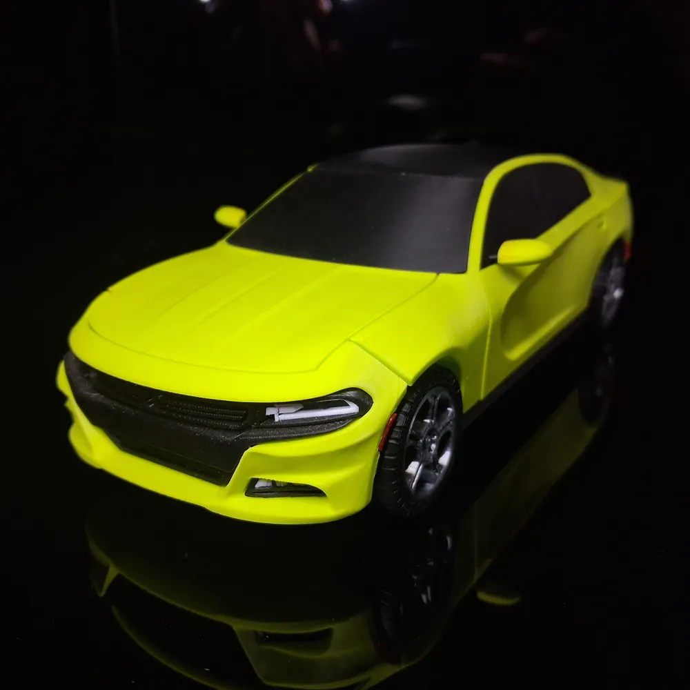 Charger 1/24 scale car model kit - Free 3D Print Model - MakerWorld