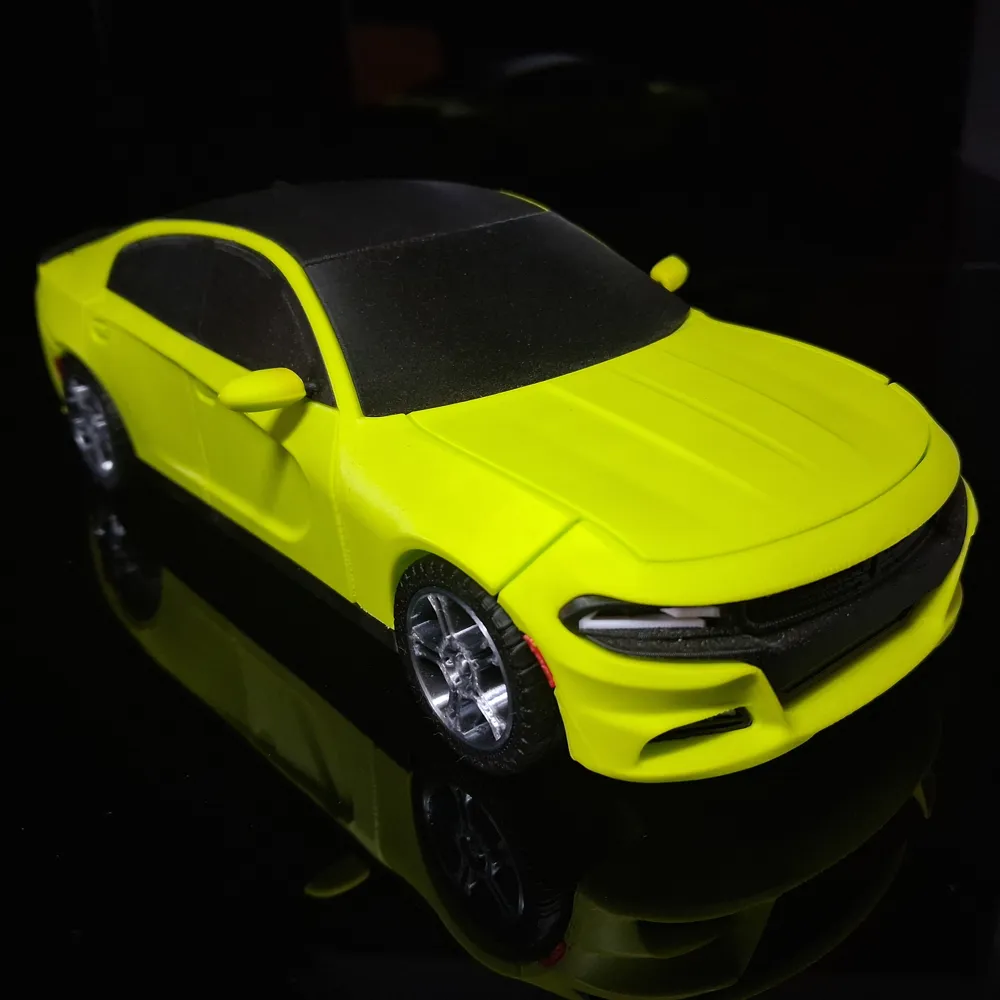 Charger 1/24 scale car model kit - Free 3D Print Model - MakerWorld