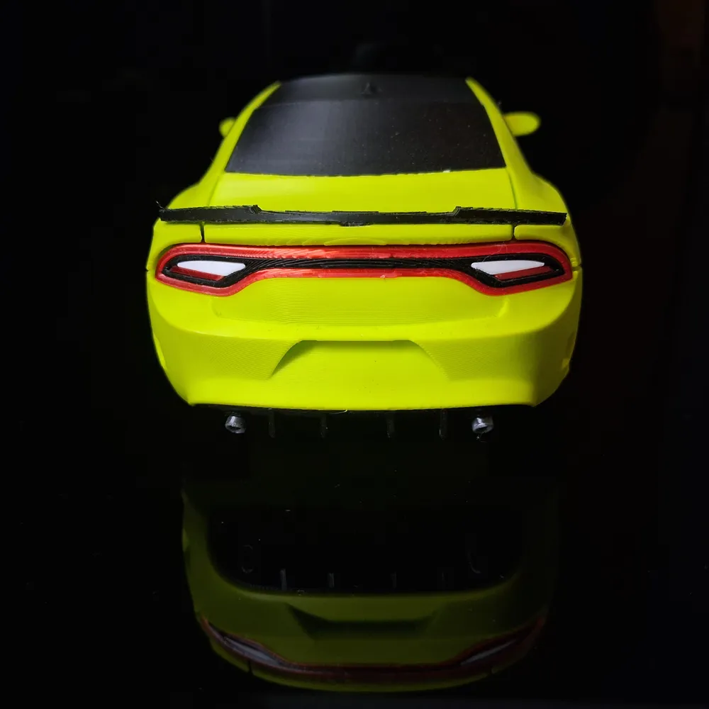 Charger 1/24 scale car model kit - Free 3D Print Model - MakerWorld