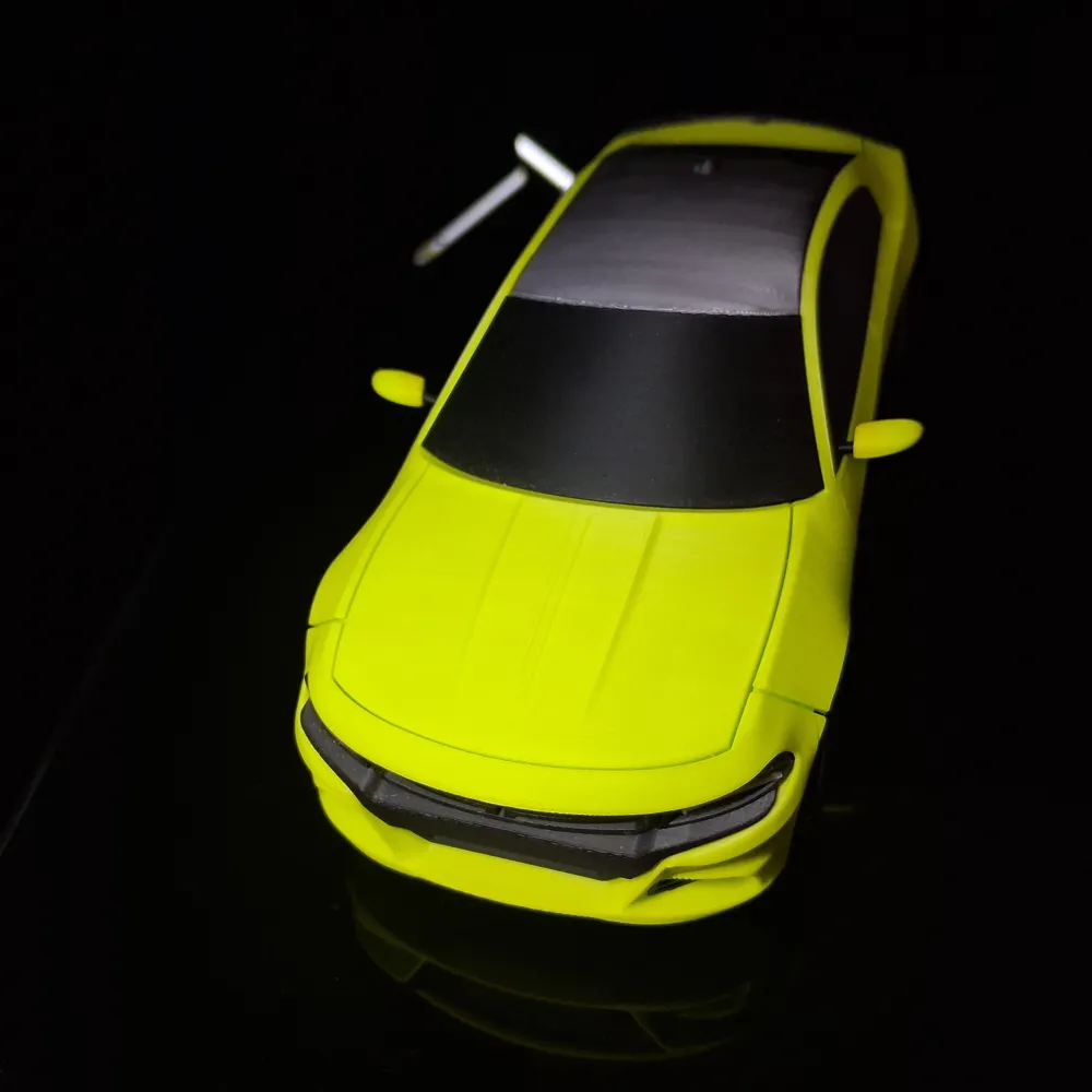 Charger 1/24 scale car model kit - Free 3D Print Model - MakerWorld