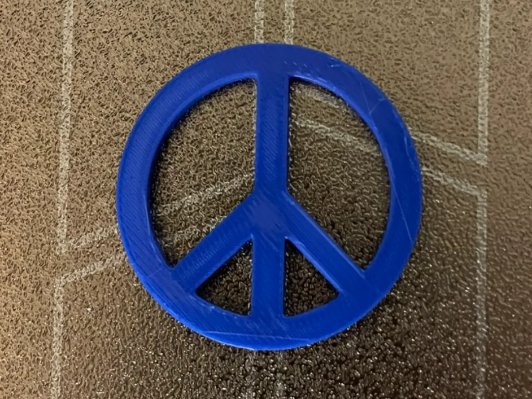 Peace Sign by Filament Flow MakerWorld: Download Free 3D Models