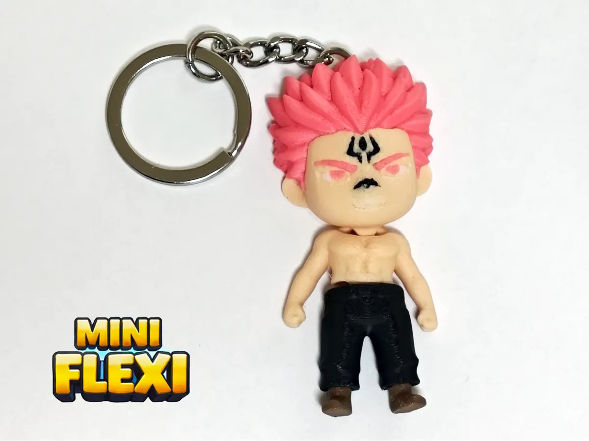 Sukuna – Mini Figura Flessibile (Gege Akutami) - Modello di stampa 3D ...