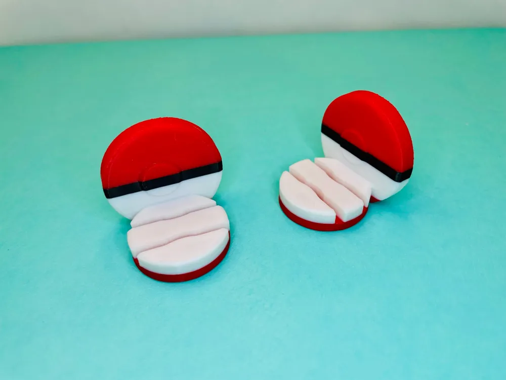 Your Friendly Filament Clip: Poke Ball by FunFam3D - MakerWorld
