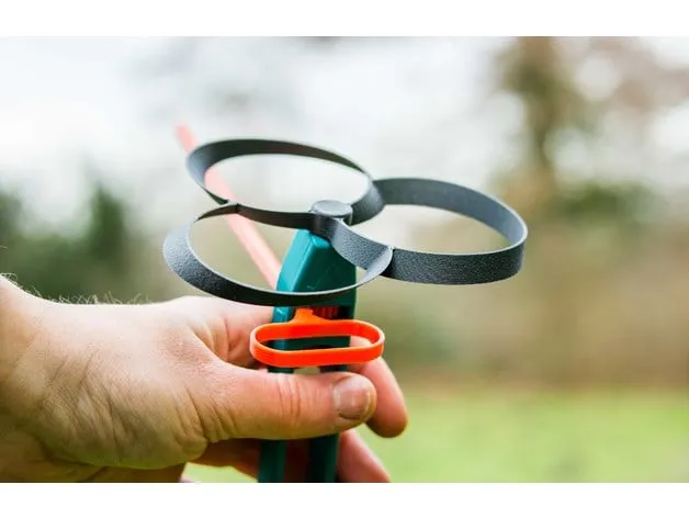 Toroidal Rotor 4 Strong Flying Propeller - Free 3D Print Model - MakerWorld