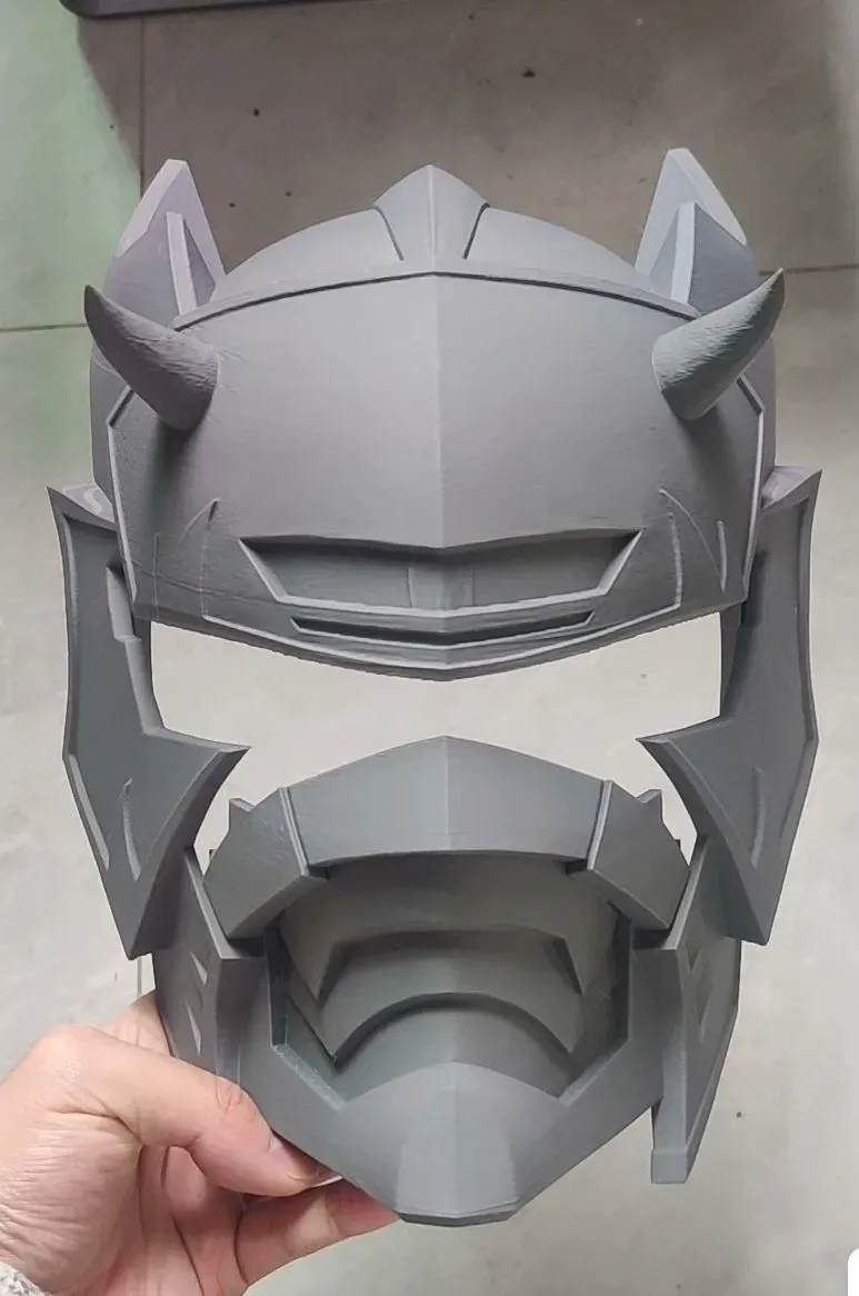 Snow Leopard Armor Helmet, Print-in-Place by 汤圆and元宵 - MakerWorld