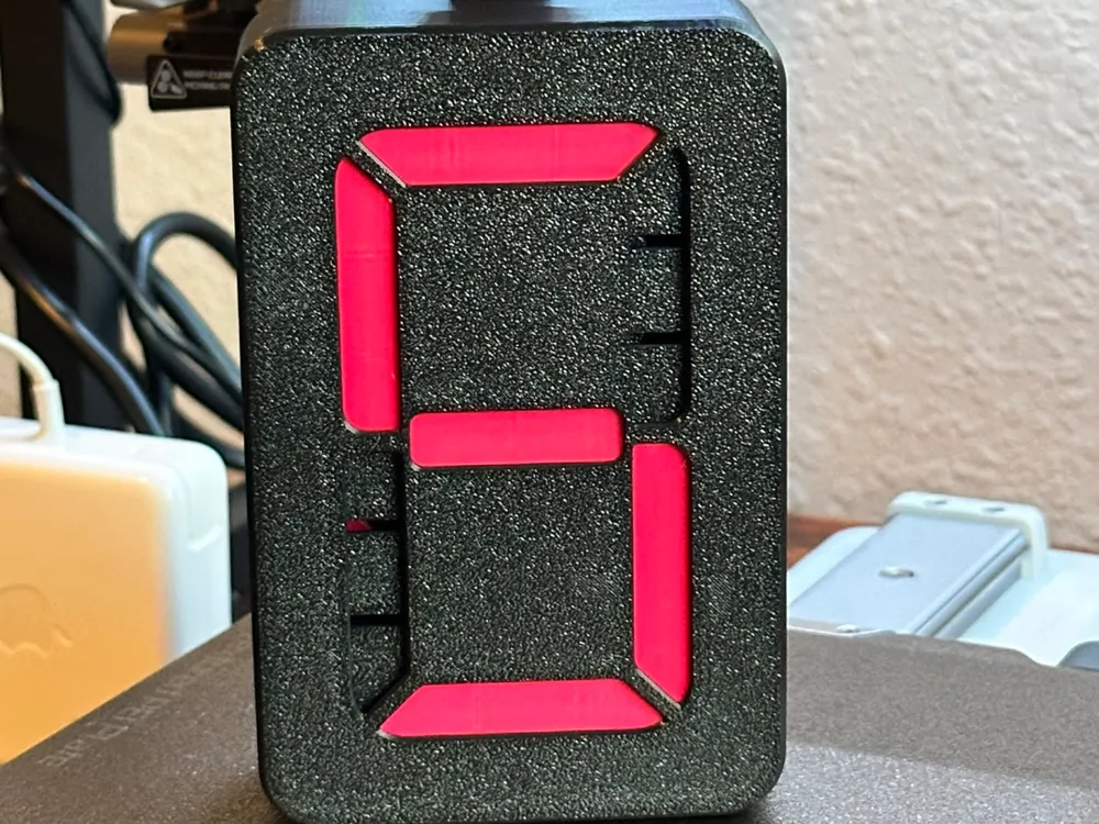 OPTIMIZED 7 Segment Mechanical Counter, Version 3 - Free 3D Print Model ...