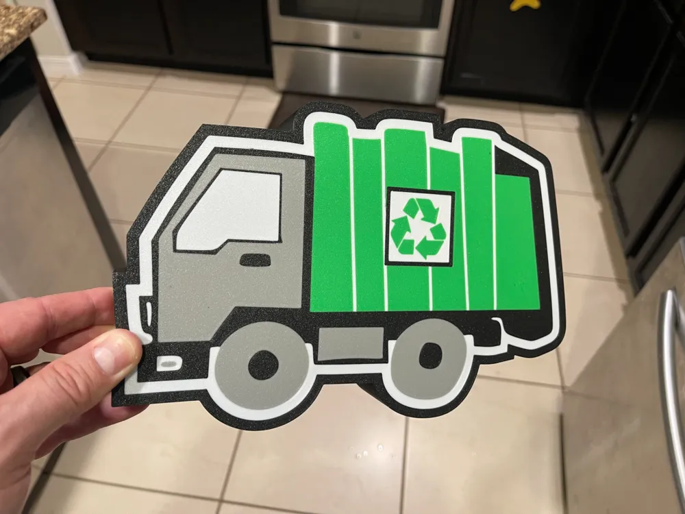 Garbage/Recycle Truck Lightbox by Joshua.loebenberg2 - MakerWorld