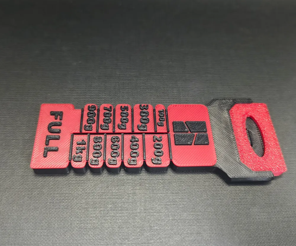 Filament Spool Gauge Scraper with Changeable Blade - Free 3D Print ...