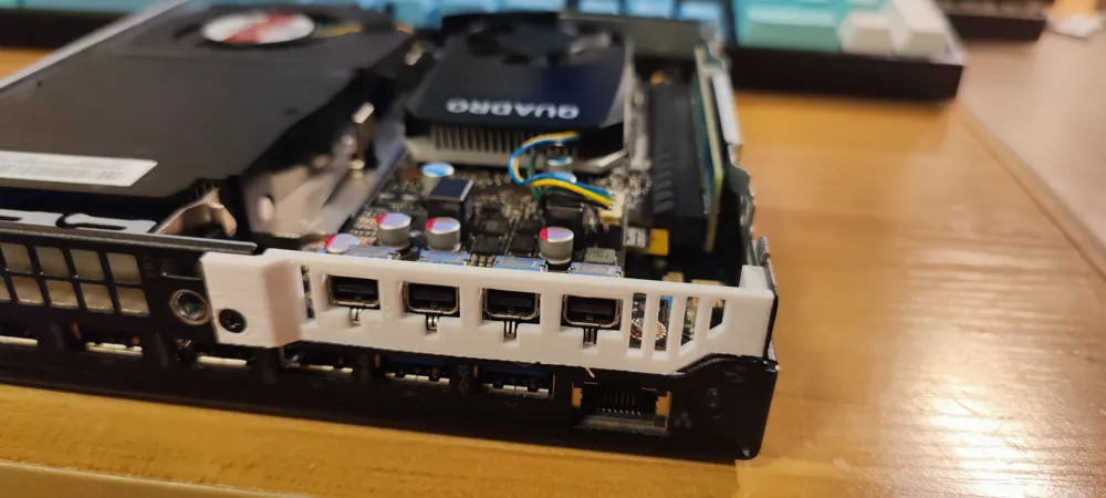 Lenovo ThinkCentre M720Q/NEC8 万兆网卡/显卡/Oculink挡板 来自 冰糕Luminous ...