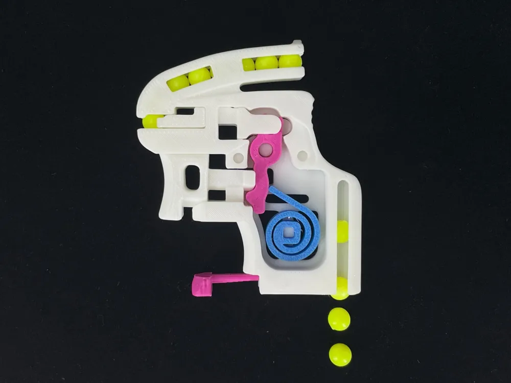 BB Gun 3.0 | 8 rounds capacity | overall improved - Free 3D Print Model ...