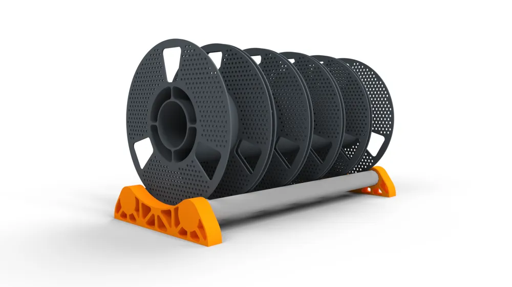 Filament Spool Holder - Fully Customizable - Free 3D Print Model ...