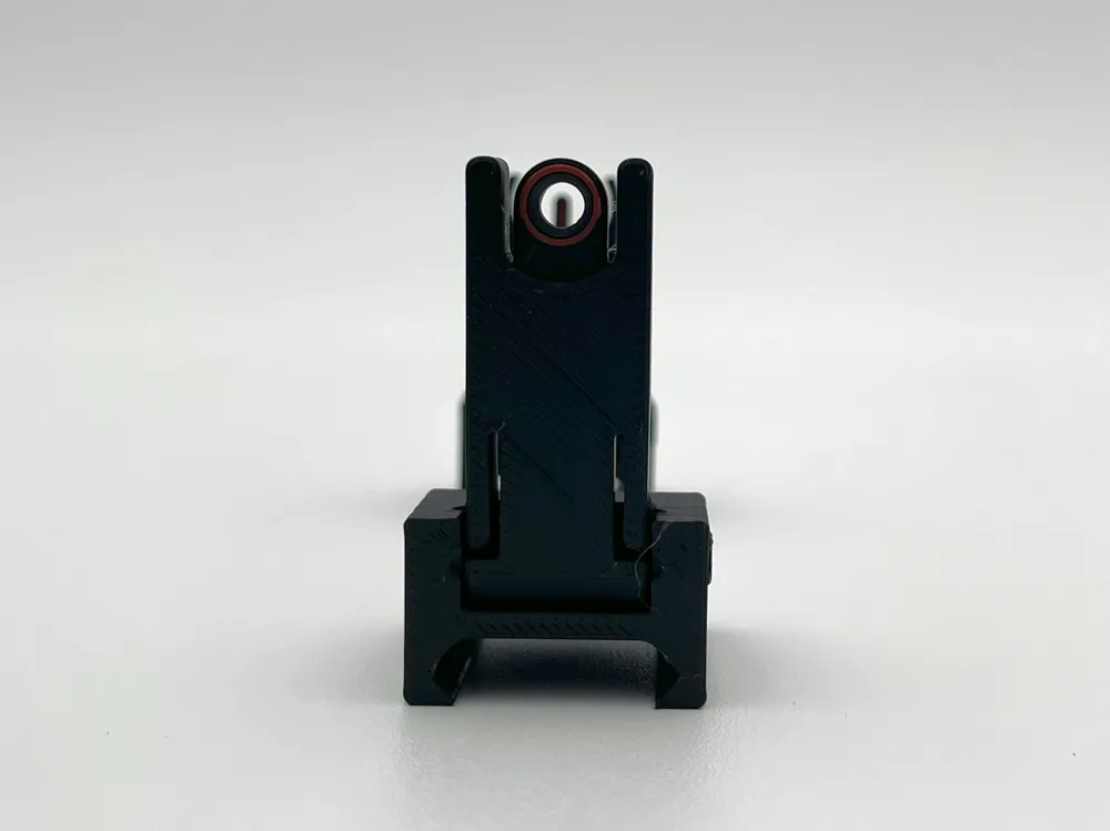 (Fully Printable) Flip Up Iron Sights V2 - Free 3D Print Model - MakerWorld