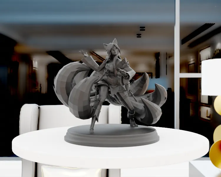 Ahri Low Poly Collection - League of Legends - Free 3D Print Model ...