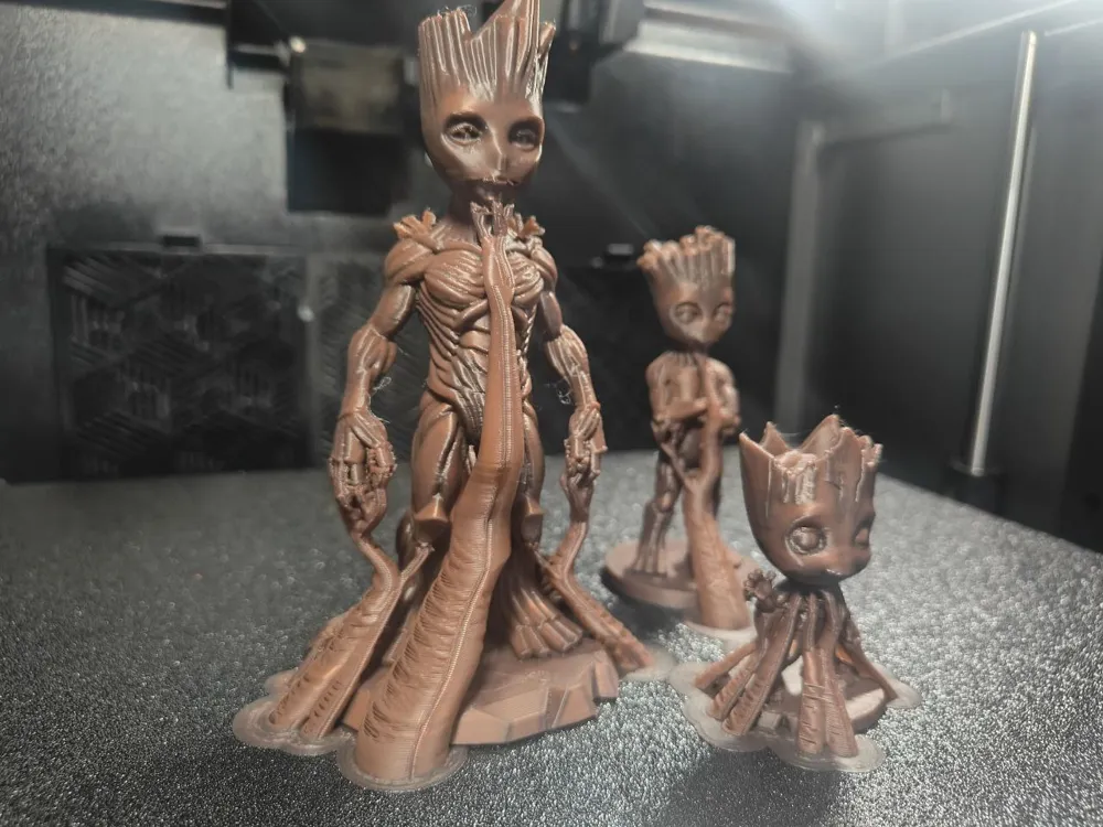 Groot: Young, Teenage, Mature 3 models with base by HomeDecor ...