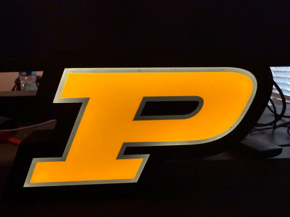 Purdue University LED light box by Scott Burton MakerWorld: Download ...