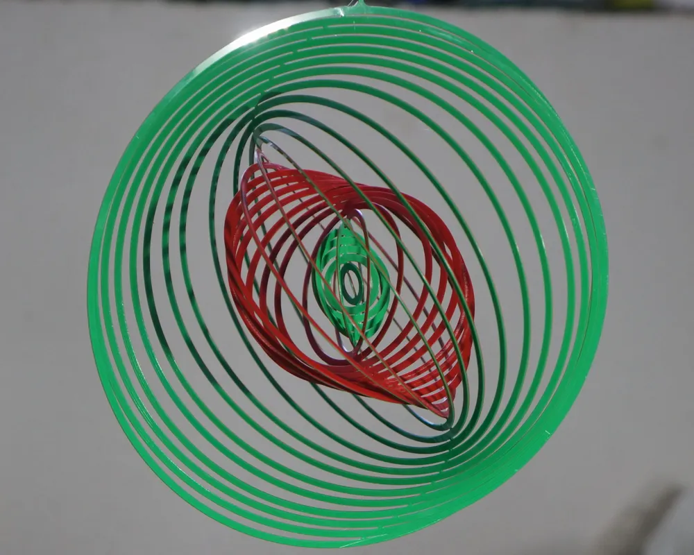 Kinetic wind rings - Free 3D Print Model - MakerWorld