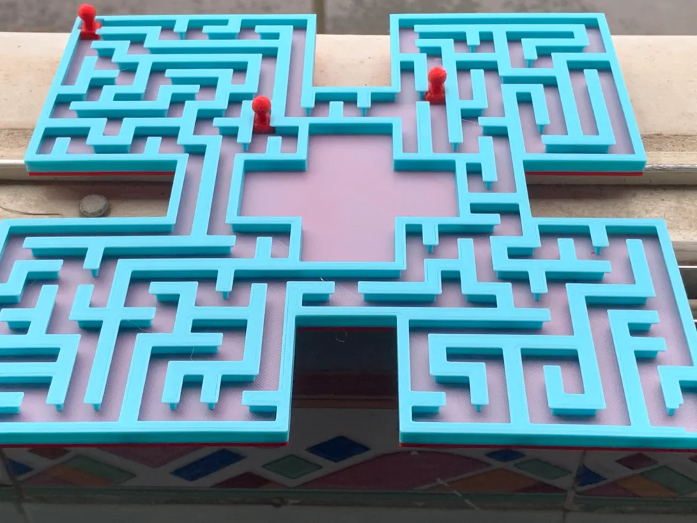 4-Panel Maze Integrated Printing by 这盛世如你所愿 - MakerWorld