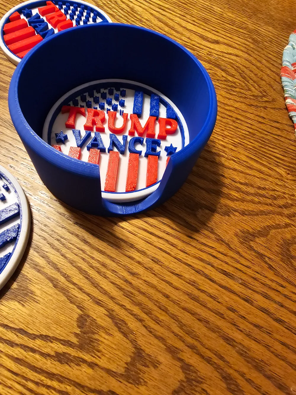 Trump Vance Coasters with Holder Remixed by Fearless2325 - MakerWorld