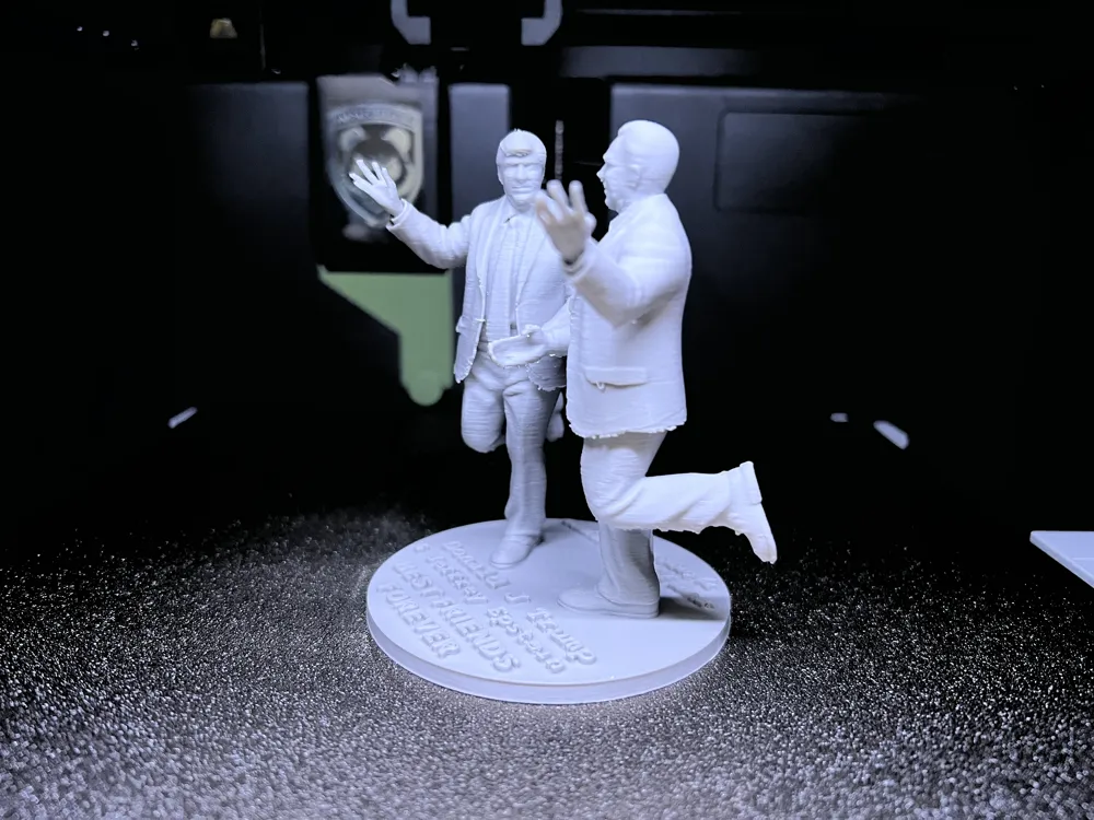 Donald and Jeffrey - Best Friends Forever Statue - Free 3D Print Model ...