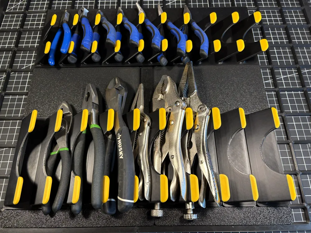 Gridfinity Half Grid Base Modular Pliers Holders - Free 3D Print Model ...