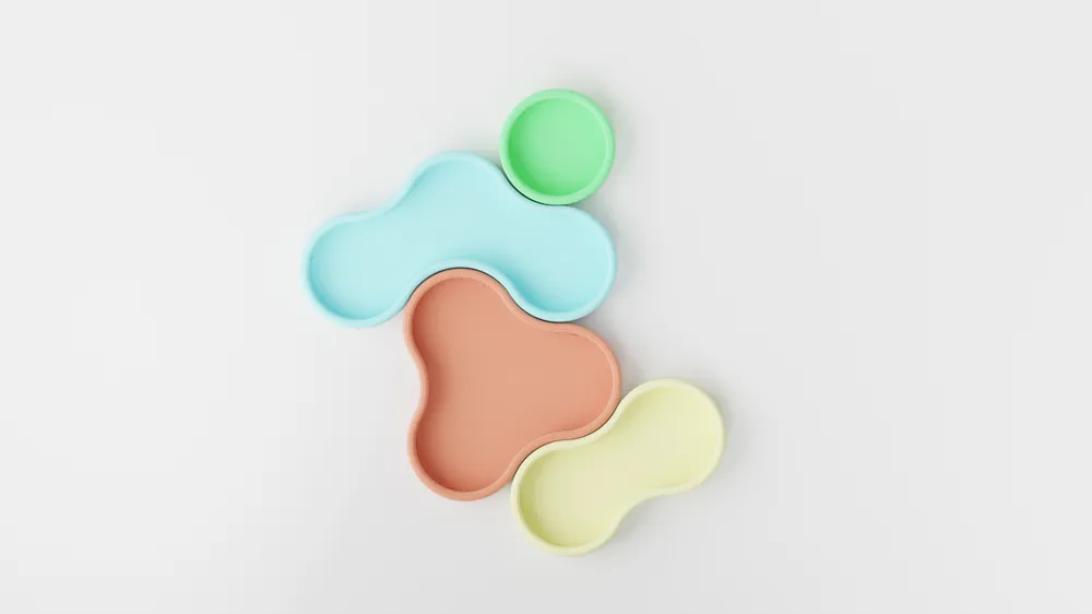 Modern Catch all Trays. Jewellery containers by Abstractia Design ...