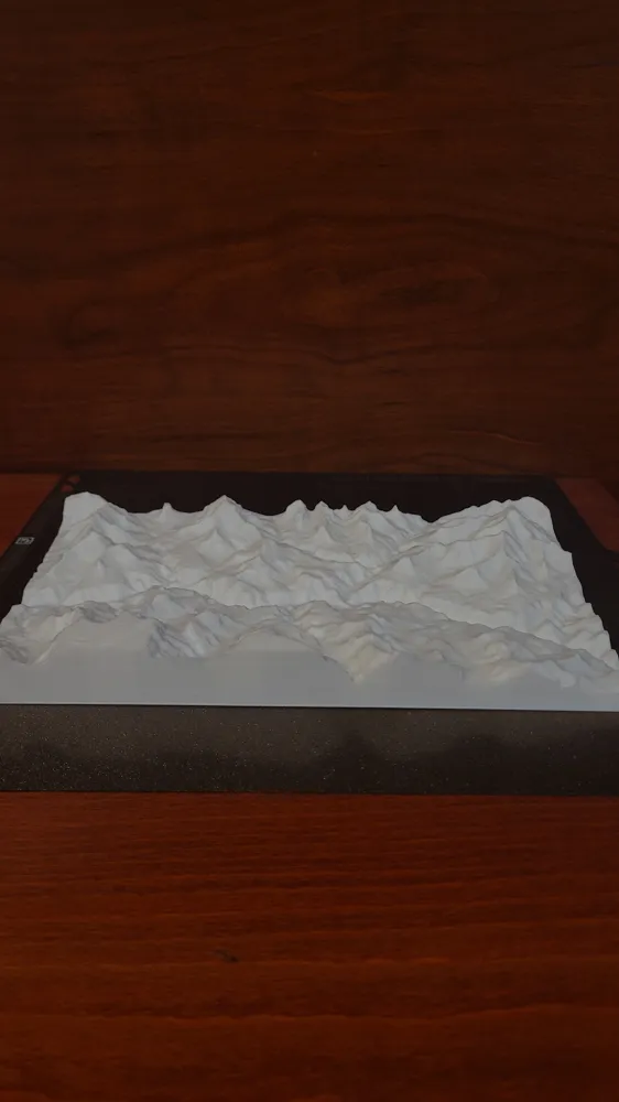 Grand Canyon Topographic Map (1:80,000 Scale) - Free 3D Print Model ...